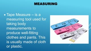 COT-TLE-1.pptx Classifying sewing toolss | PPTX