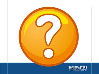 Train The Trainer Session - Toastmasters Club Officer Training | PPT