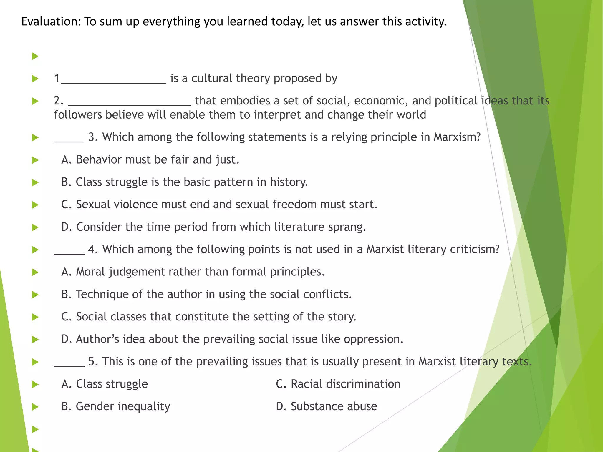 Marxism ppt | PPTX
