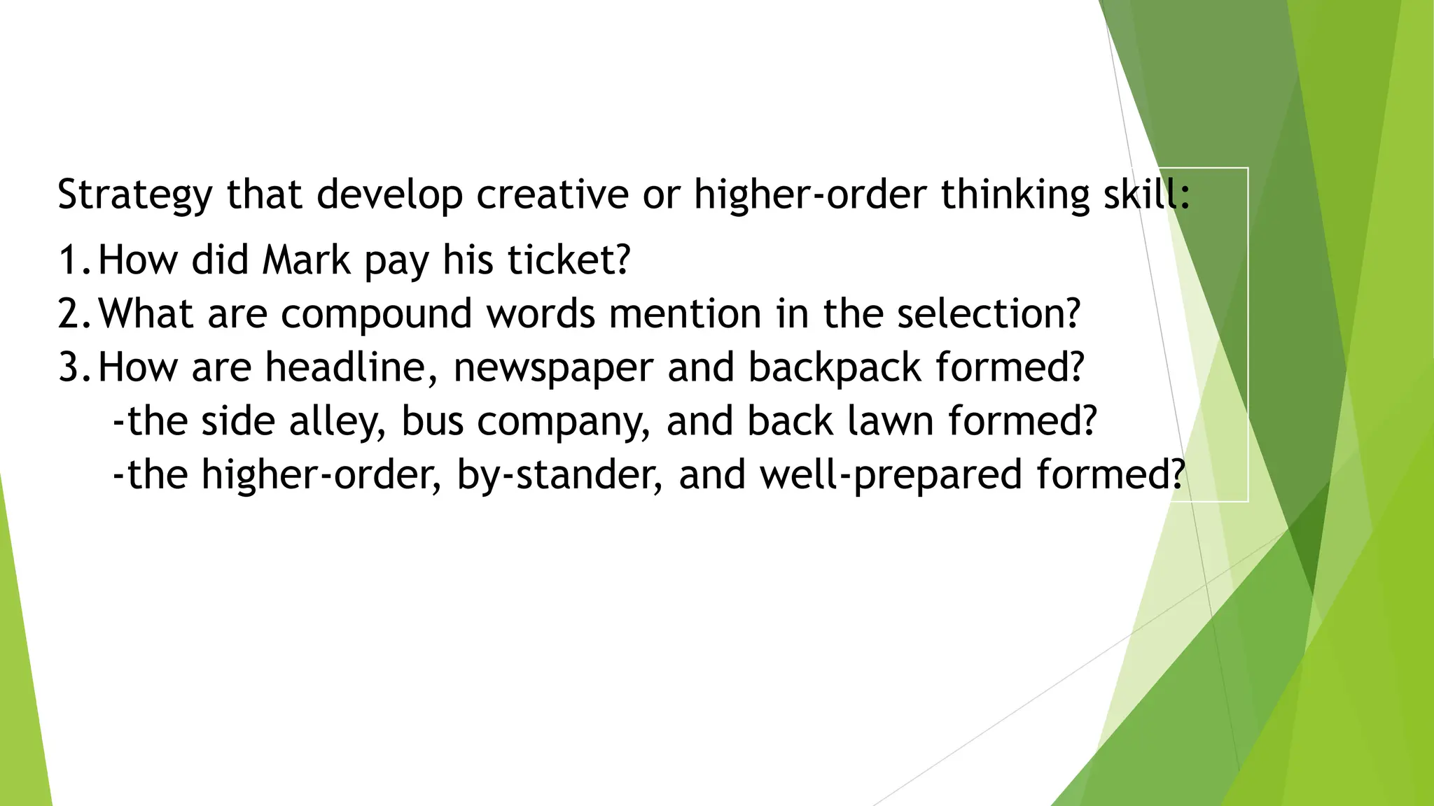 Powerpoint Presentation for clipped words | PPTX