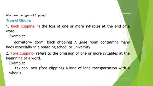 Powerpoint Presentation for clipped words | PPTX | Pets
