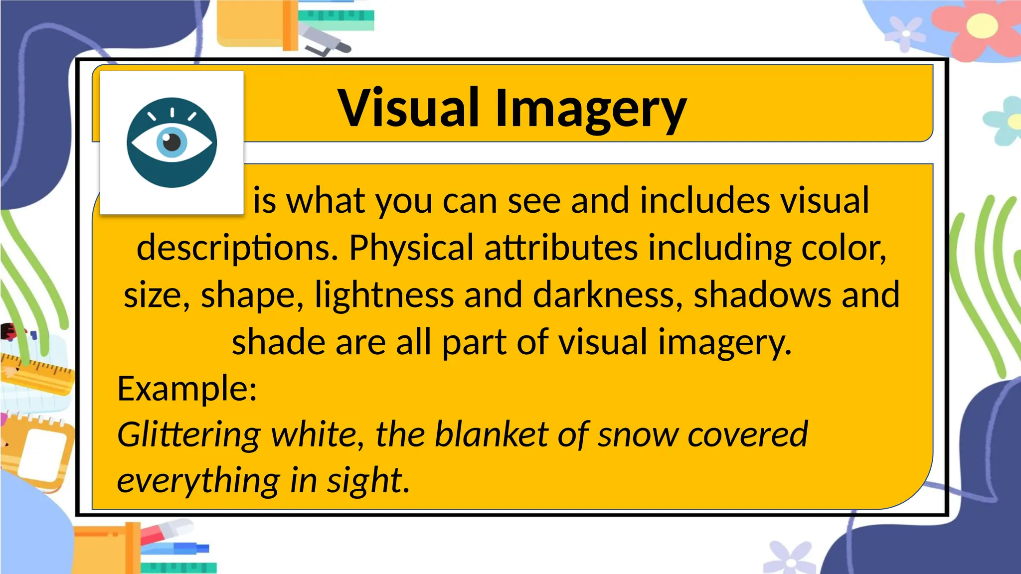 English10 Sensory Images for Class Observation | PPTX