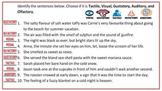 English10 Sensory Images for Class Observation | PPTX