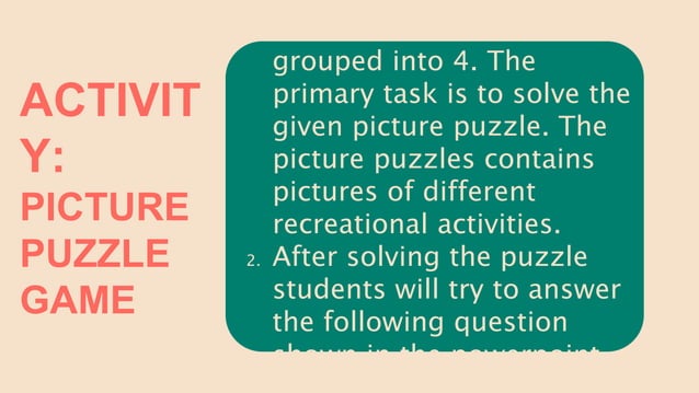 COT 1- HOPE 4 (Introduction to Recreation).pptx | Fitness and Exercise ...