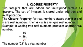 PRESENTATION ON THE PROPERTIES OF THE | PPTX | Programming Languages ...