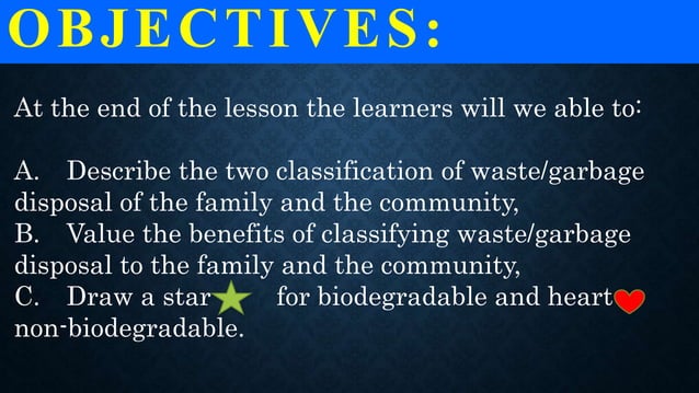 CLASSIFICATION OF WASTE | PPT