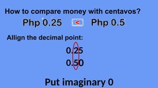 cot 1comparing money.pptx learning material | PPT | Free Download