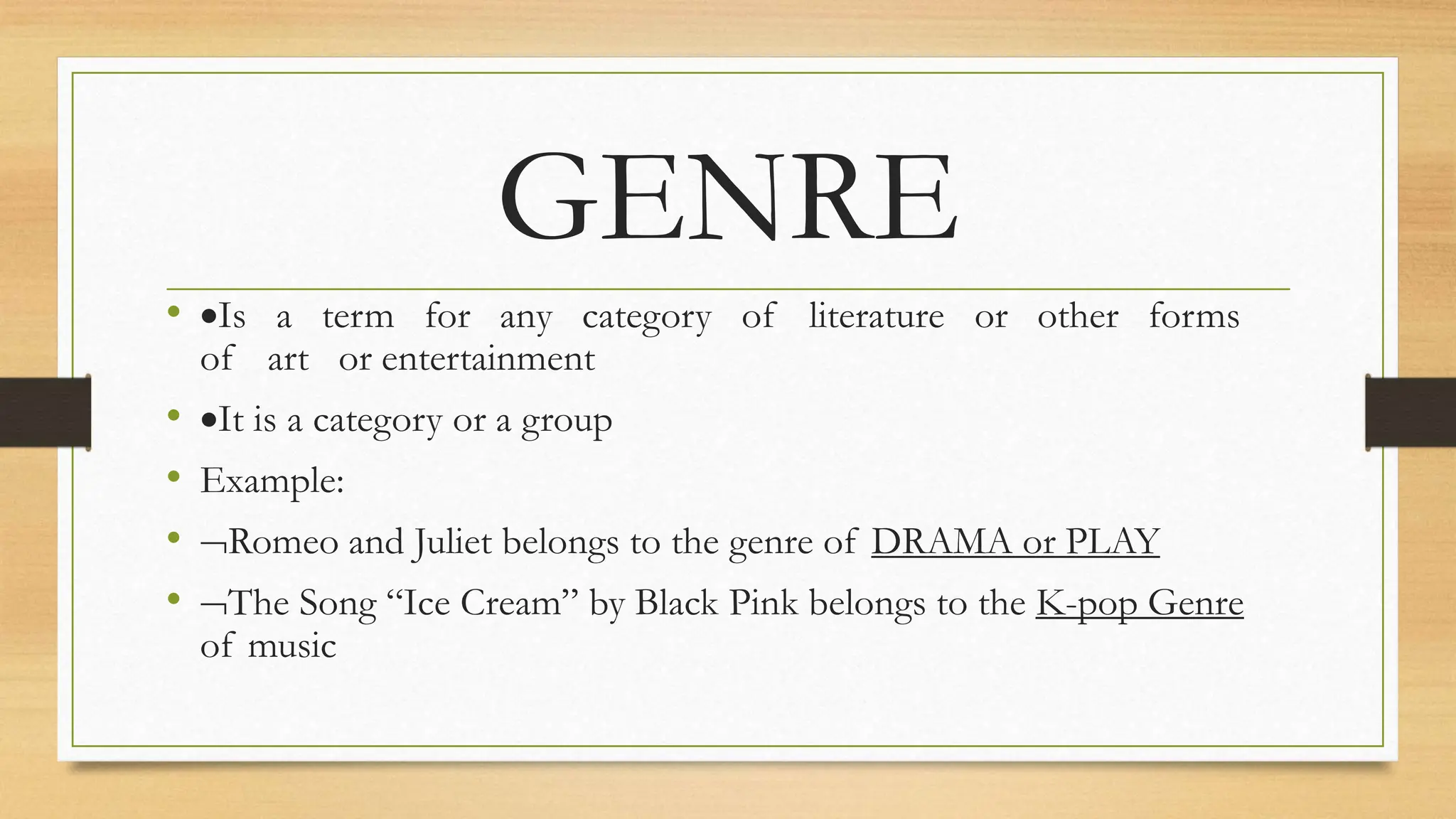 COT 1 GENRES OF VIEWING.pptx english 7 quarter 2 | PPTX