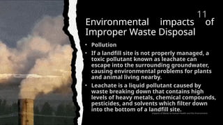 Impact of Waste in Environment- Earth Science | PPTX