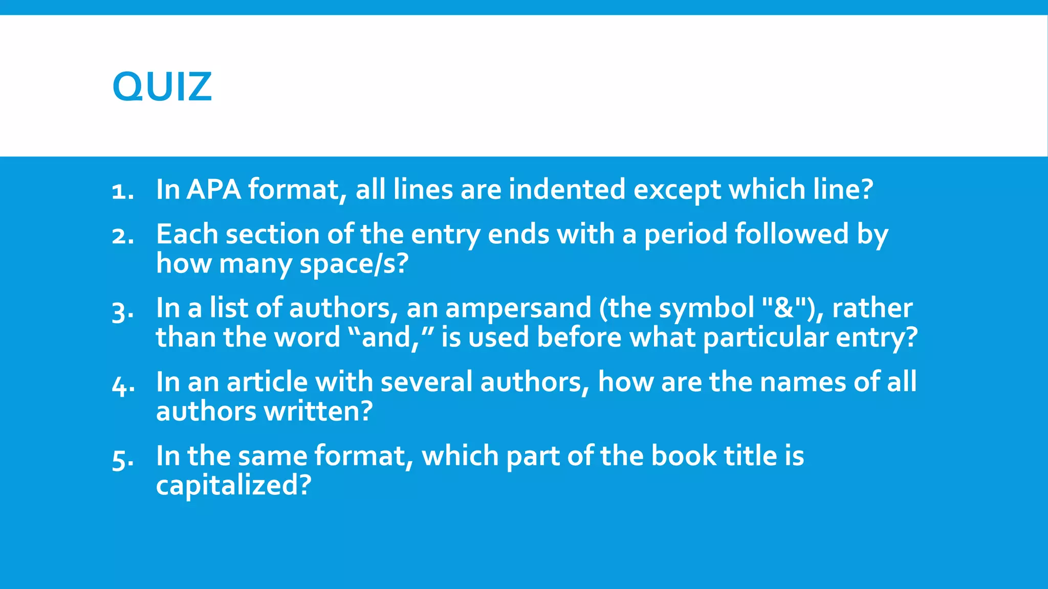 Citing Sources Exemplar | PPT