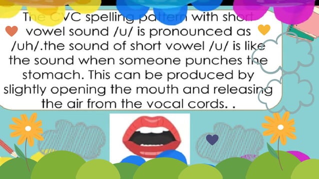 COT 1 powerpoint English Reveiw Reading and writing short u words in ...