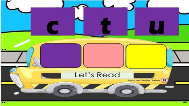 COT 1 powerpoint English Reveiw Reading and writing short u words in ...