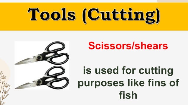 FOOD PROCESSING TOOLS, UTENSILS, & EQUIPMENT | PPTX | Cooking | Food ...