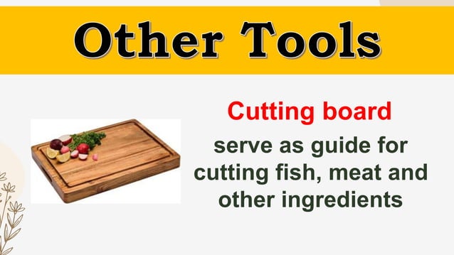FOOD PROCESSING TOOLS, UTENSILS, & EQUIPMENT | PPTX | Cooking | Food ...