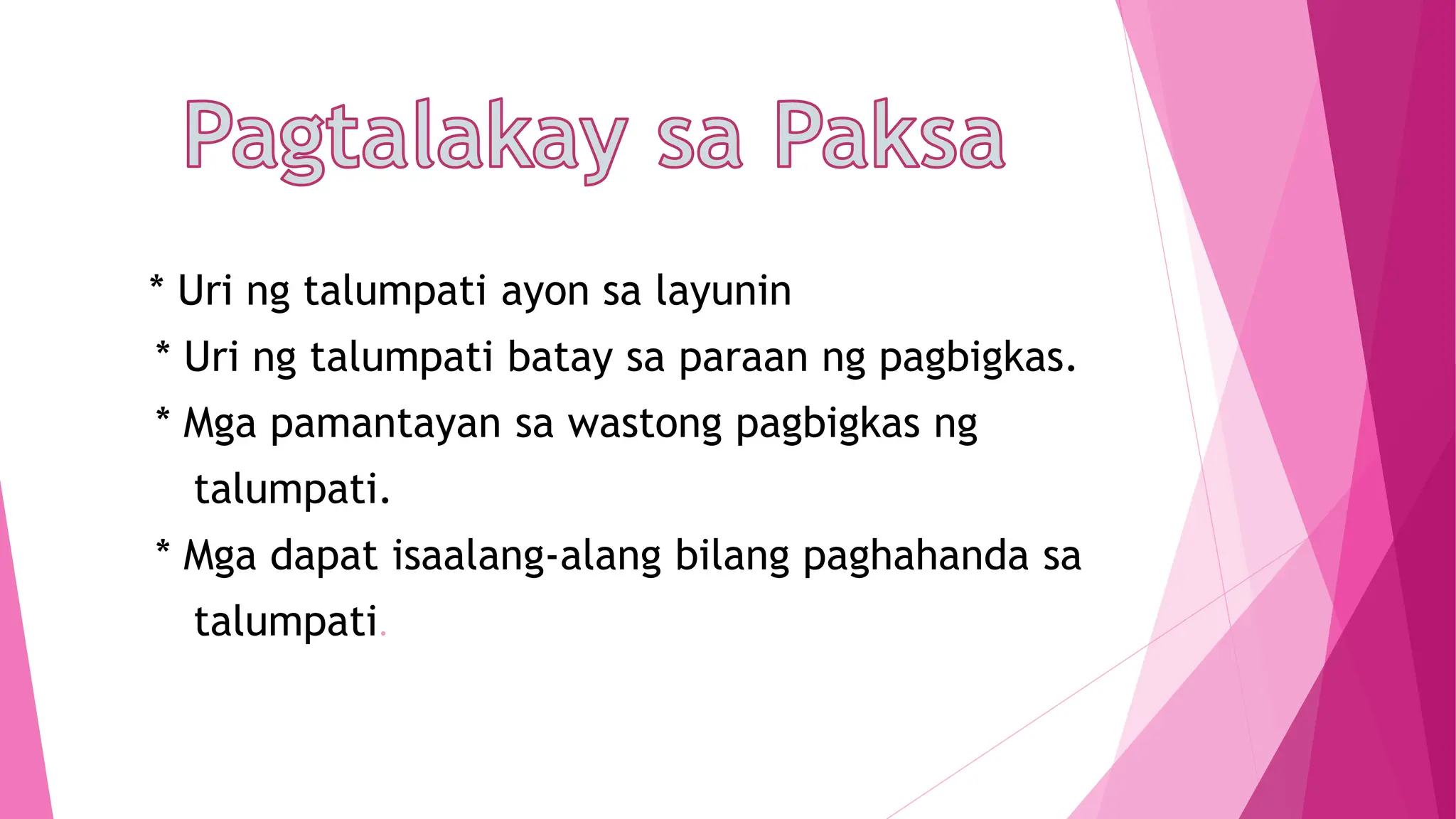 COT1 PPT - Copy.pptx mga visual aids sa pag tuturo | PPT
