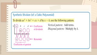 Cot 1 PPT Synthetic Division powerpoint math 10 | PPT