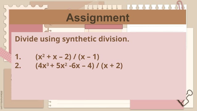 Cot 1 PPT Synthetic Division powerpoint math 10 | PPT
