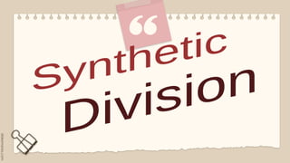 Cot 1 PPT Synthetic Division powerpoint math 10 | PPT