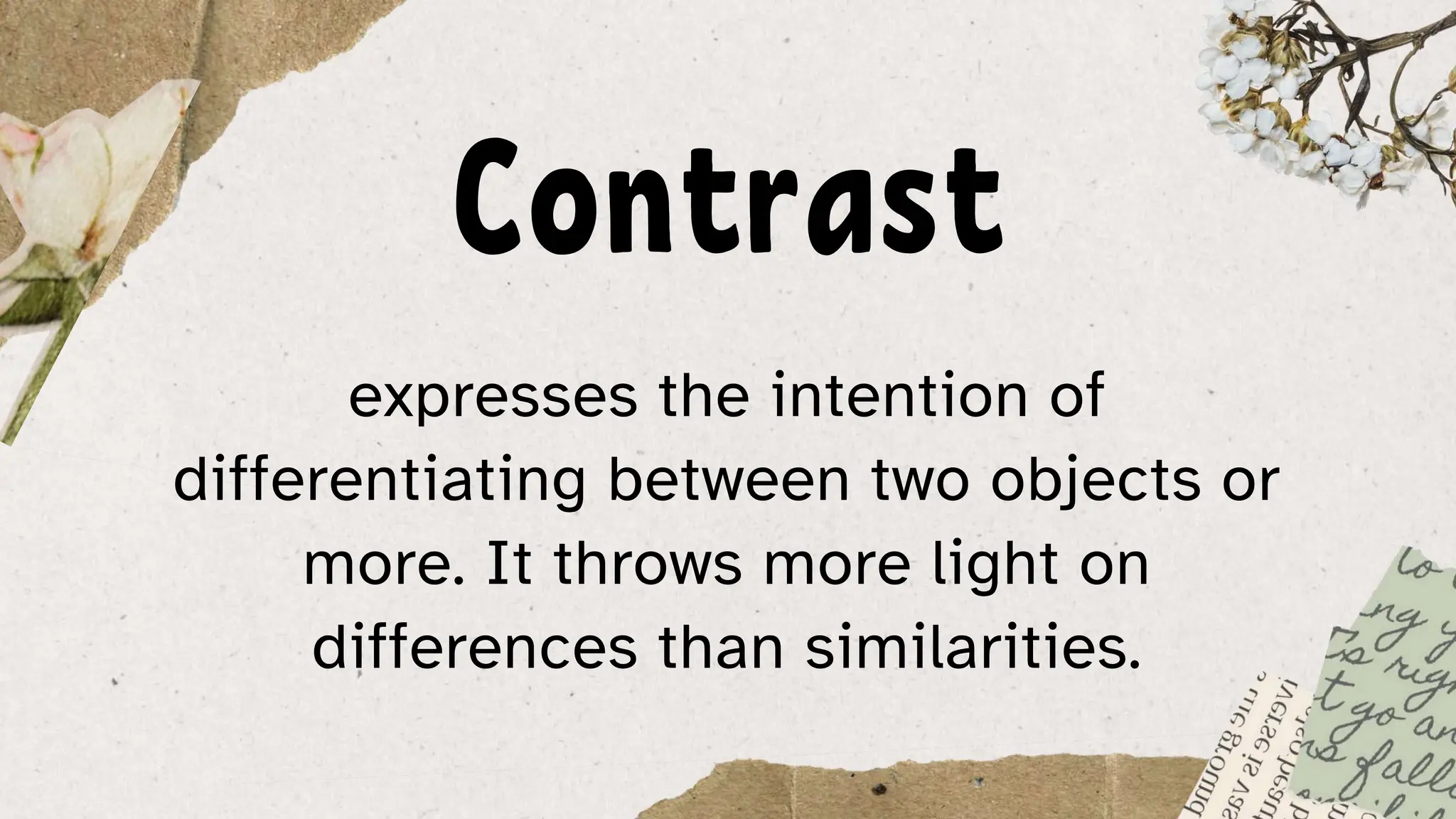 COMPARISON AND CONTRAST LESSON FOR GRADE 10 ENGLISH FIRST QUARTER.pptx