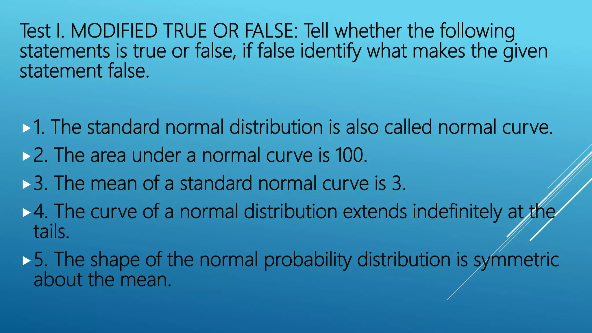 Normal Distribution Curve Ppt
