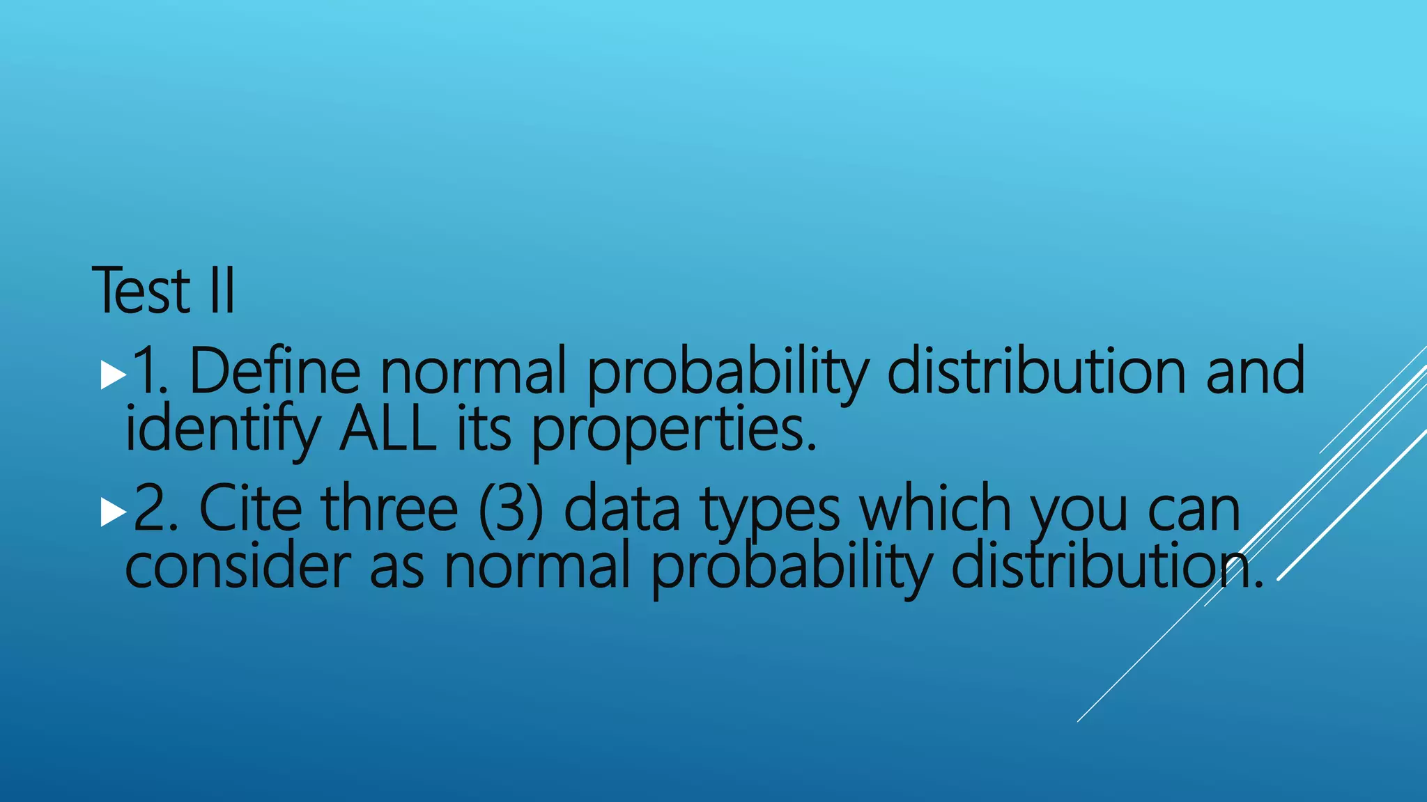 Normal Distribution Curve | PPT