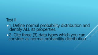 Normal Distribution Curve | PPT