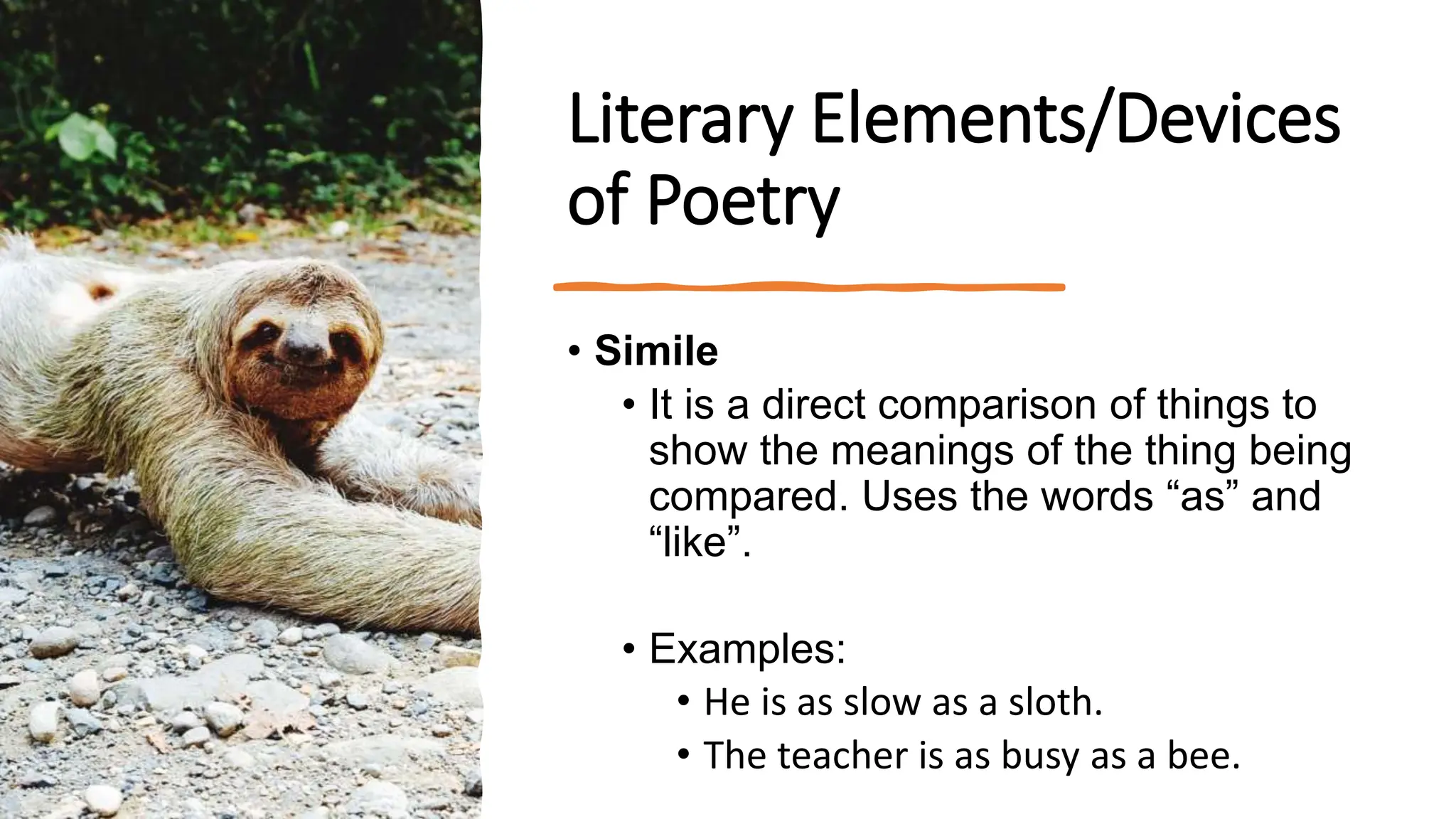 Elements of Poetry in Reading and Writing | PPTX