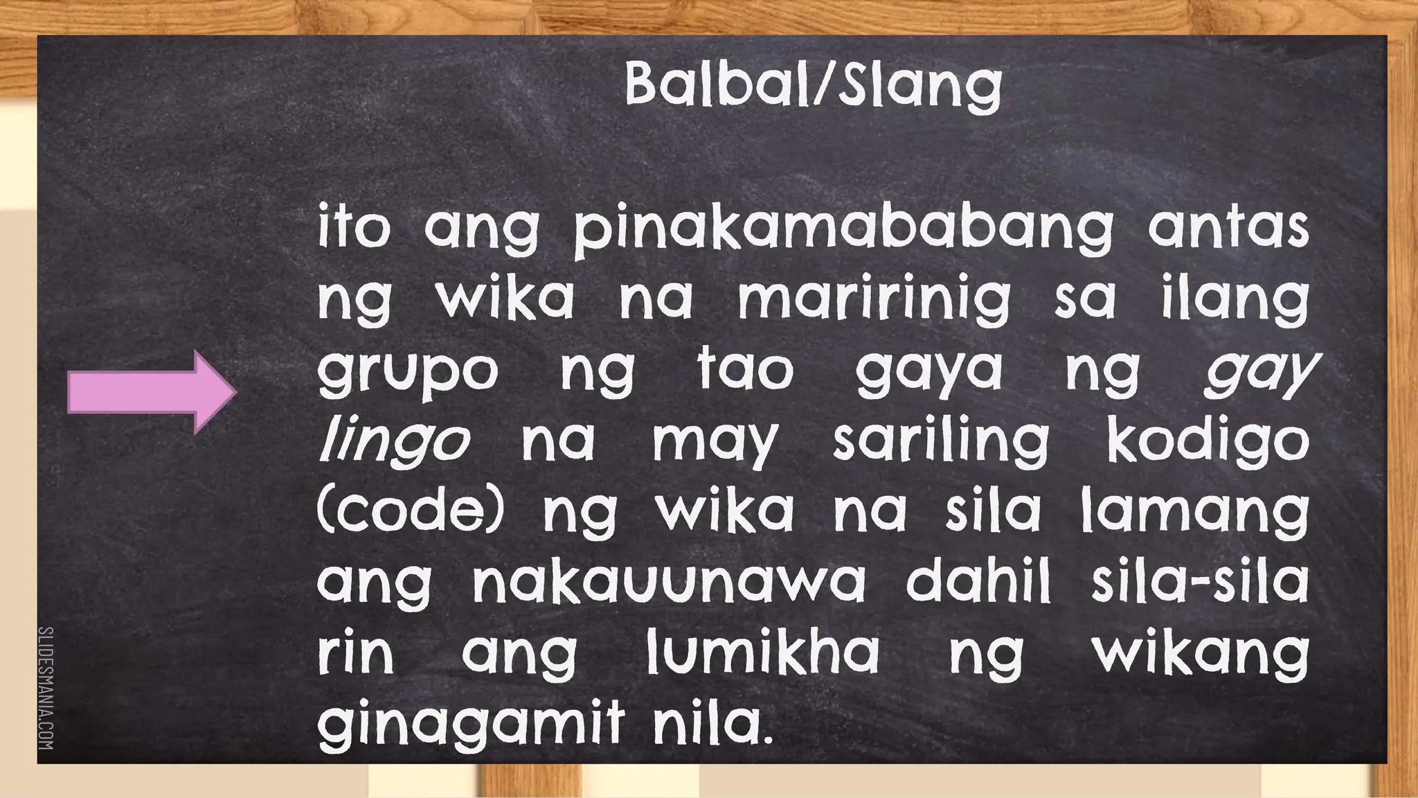 COT2 ANTAS NG WIKA AYON SA PORMALIDAD PT | PPTX