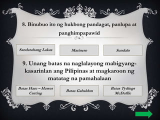 Cot 2 Araling Panlipunan 6 | PPTX