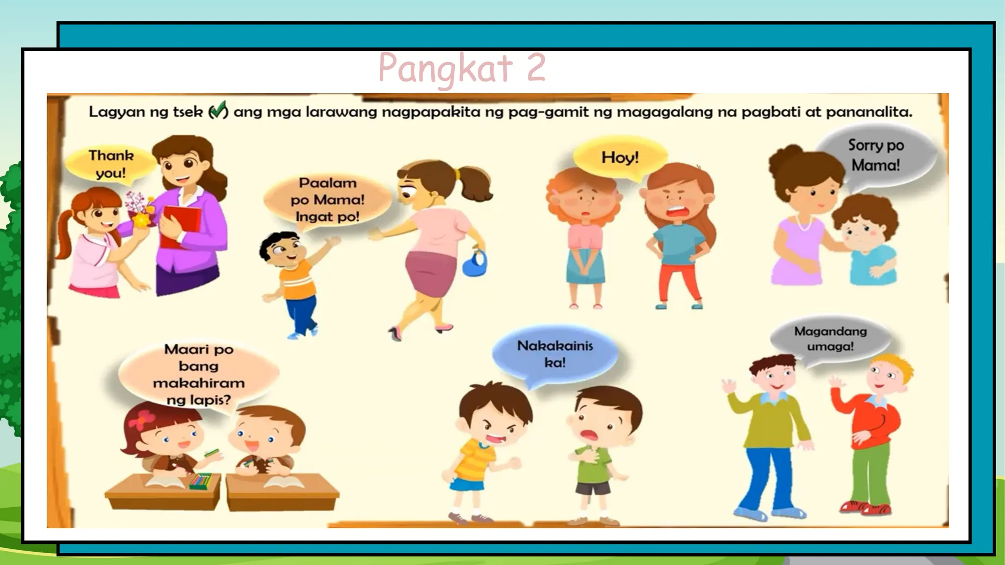 COT 2 Magagalang na pananalita at pagbati ppt.pptx
