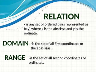 Mathematics 8, Module 10: Relations and Function COT 2 PP.pptx