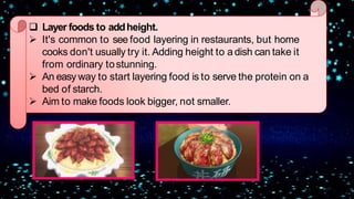 COT 2 PPT Present Meat Dishes and plating | PPTX