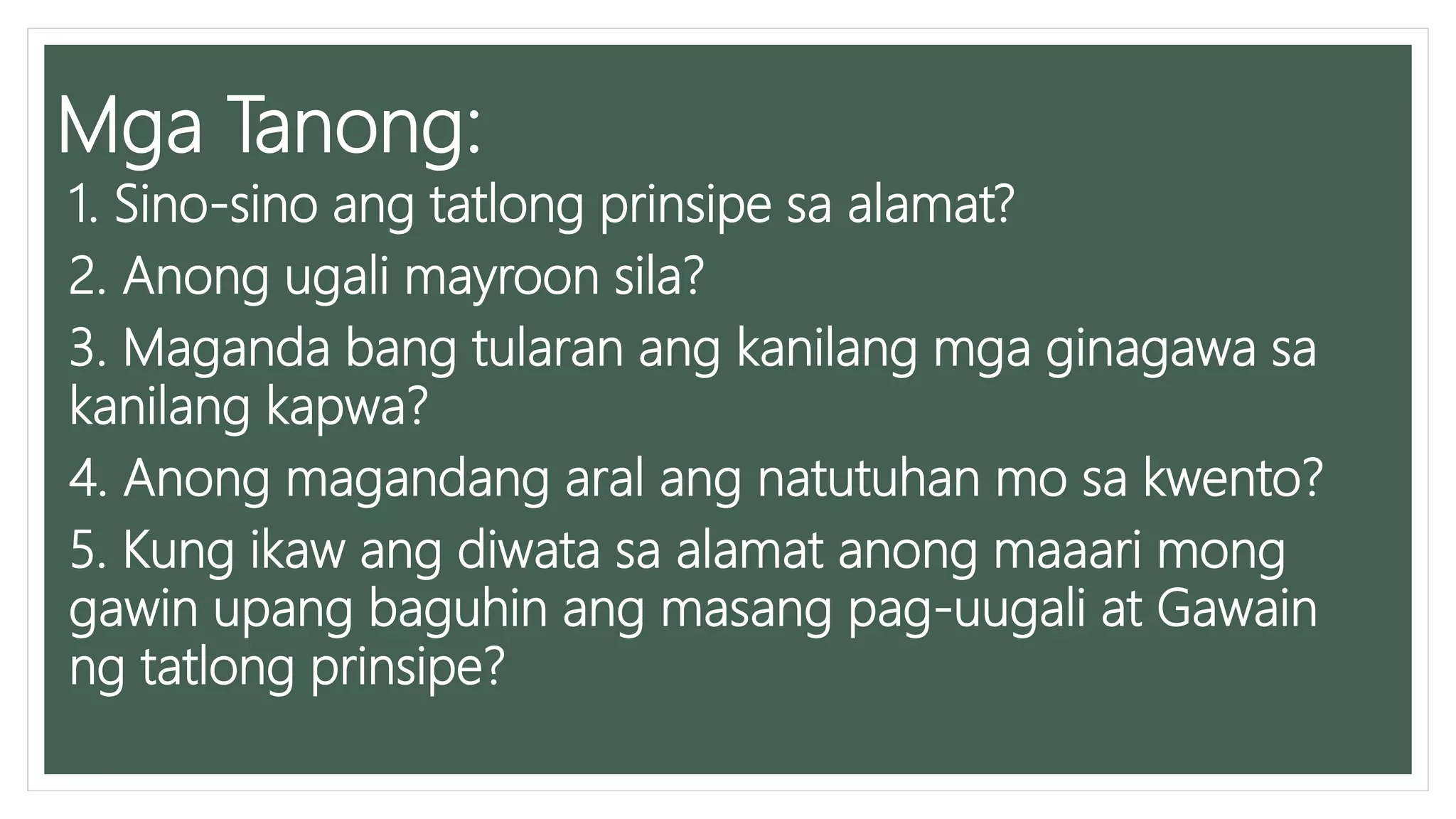 Filipino 6(Cot #3) | PPTX