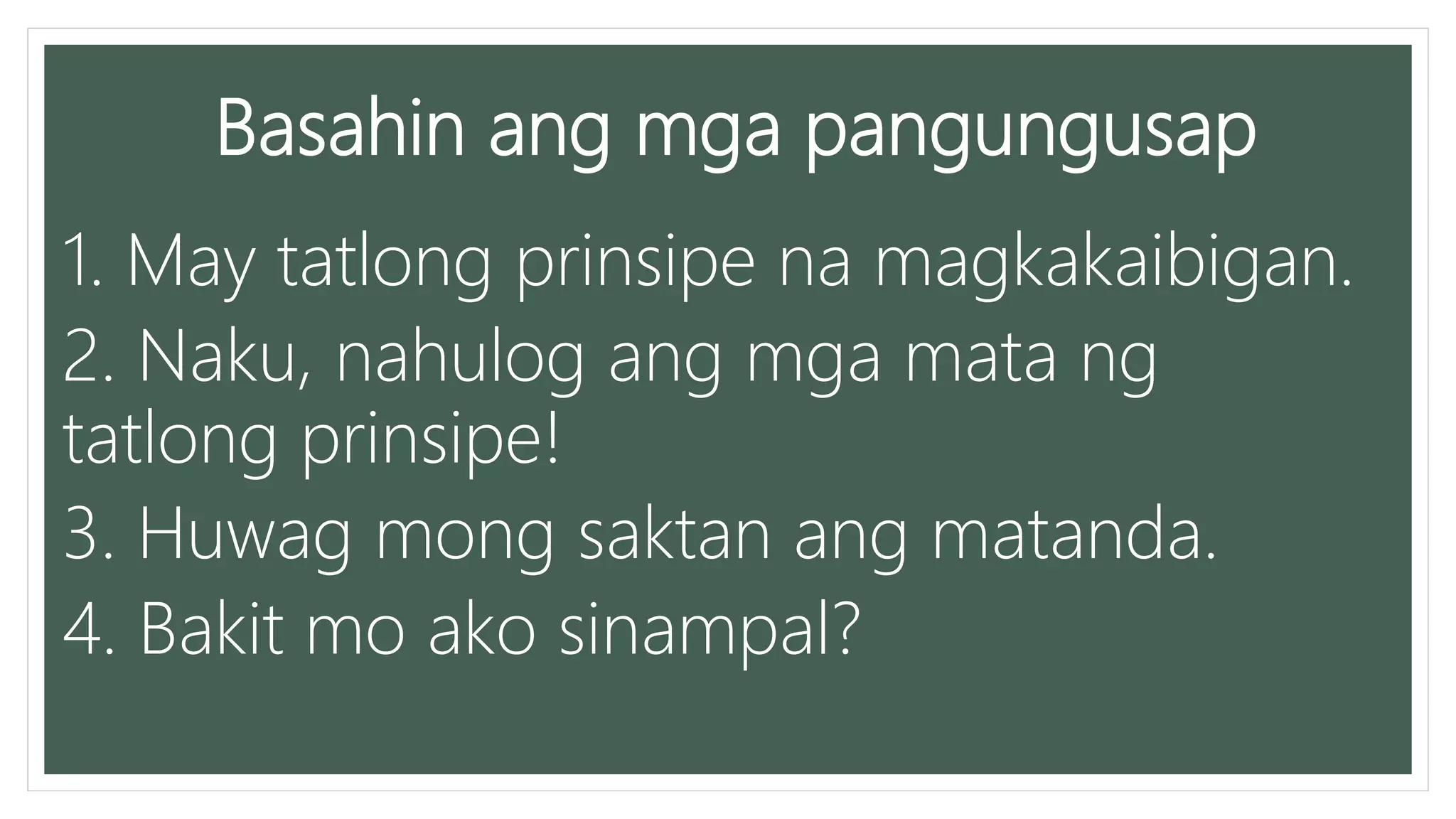 Filipino 6(Cot #3) | PPTX