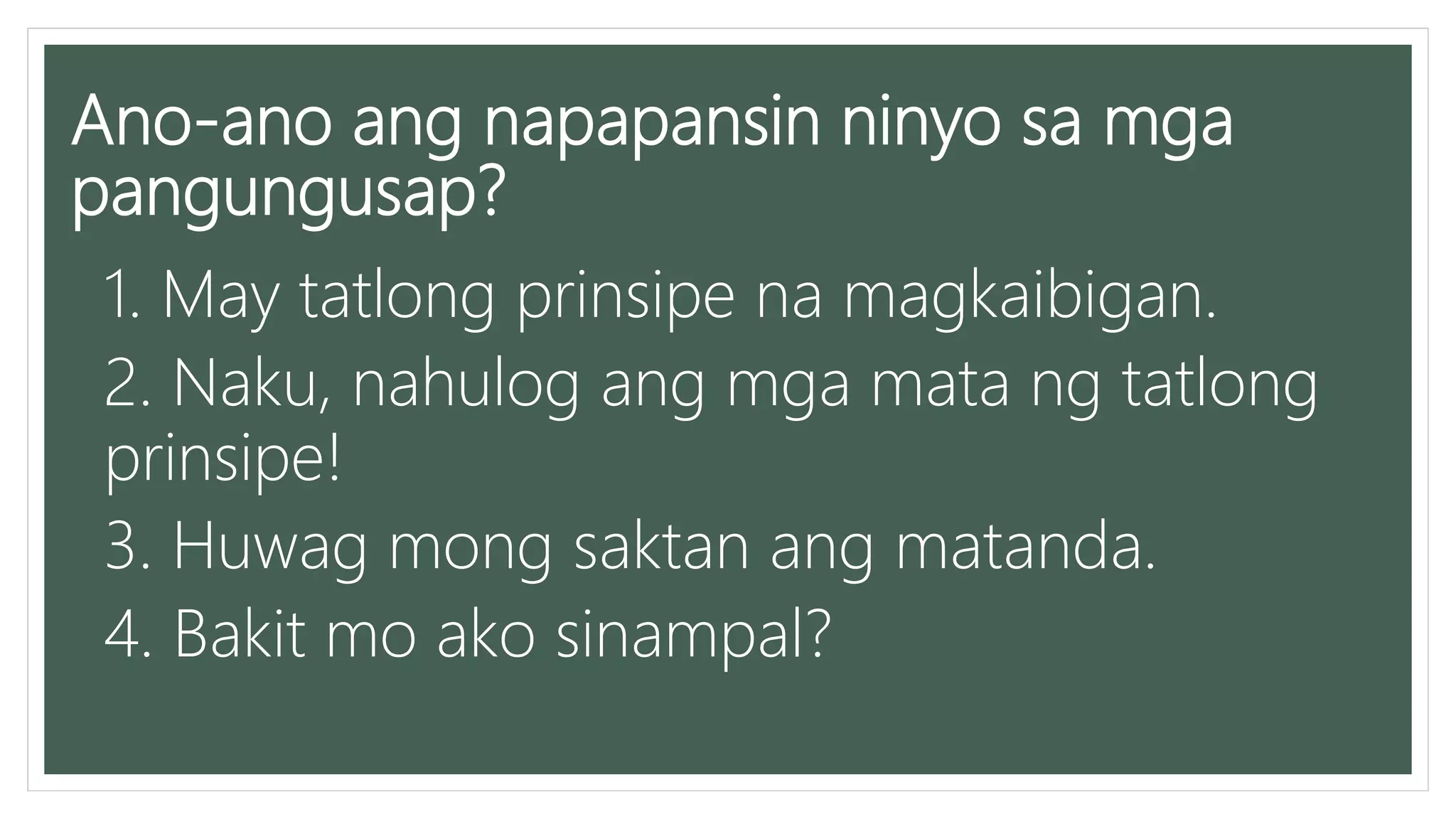 Filipino 6(Cot #3) | PPTX