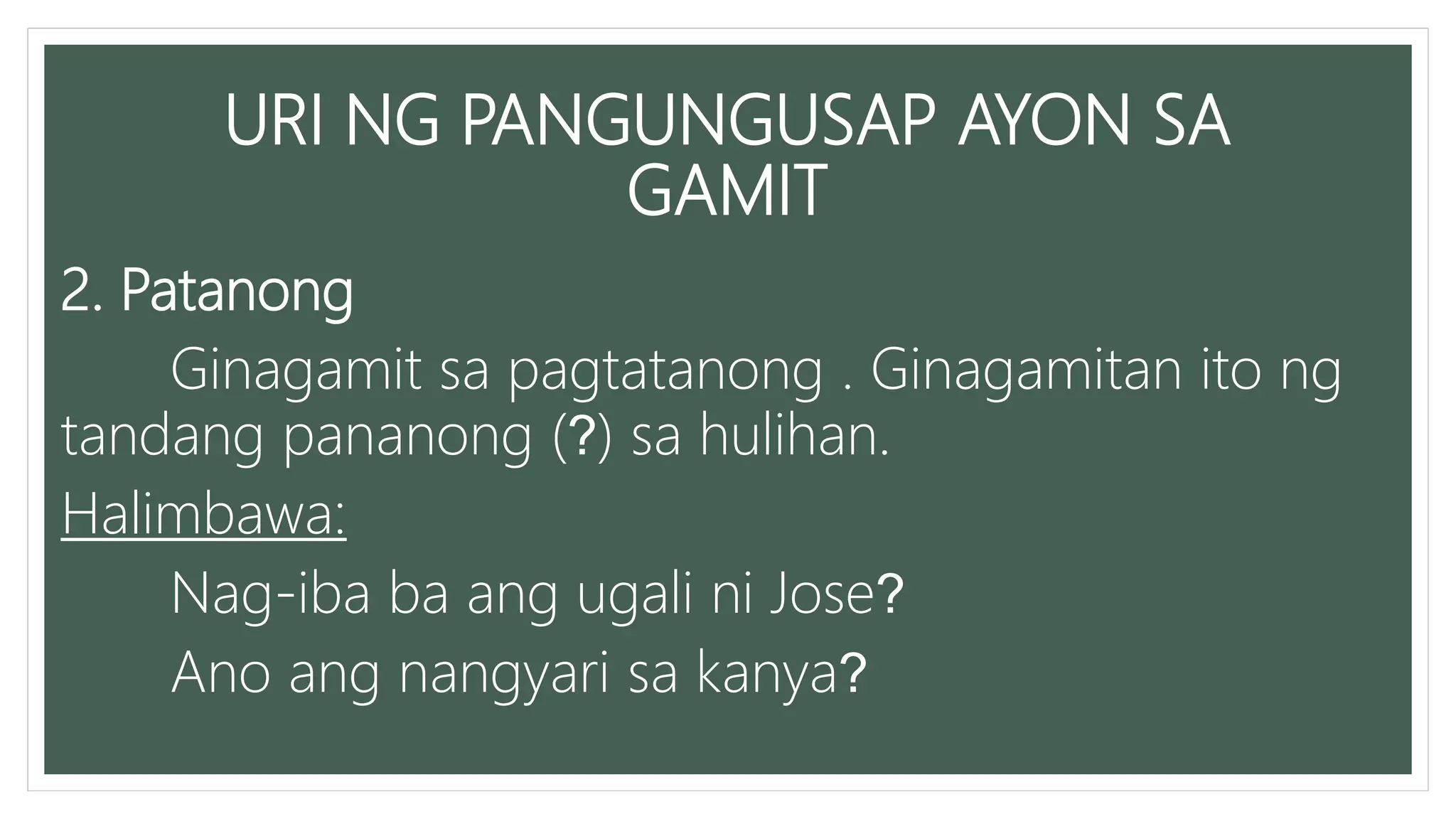 Filipino 6(Cot #3) | PPTX