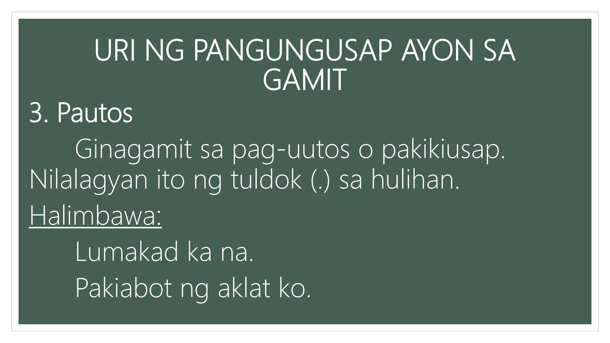 Filipino 6(Cot #3) | PPTX