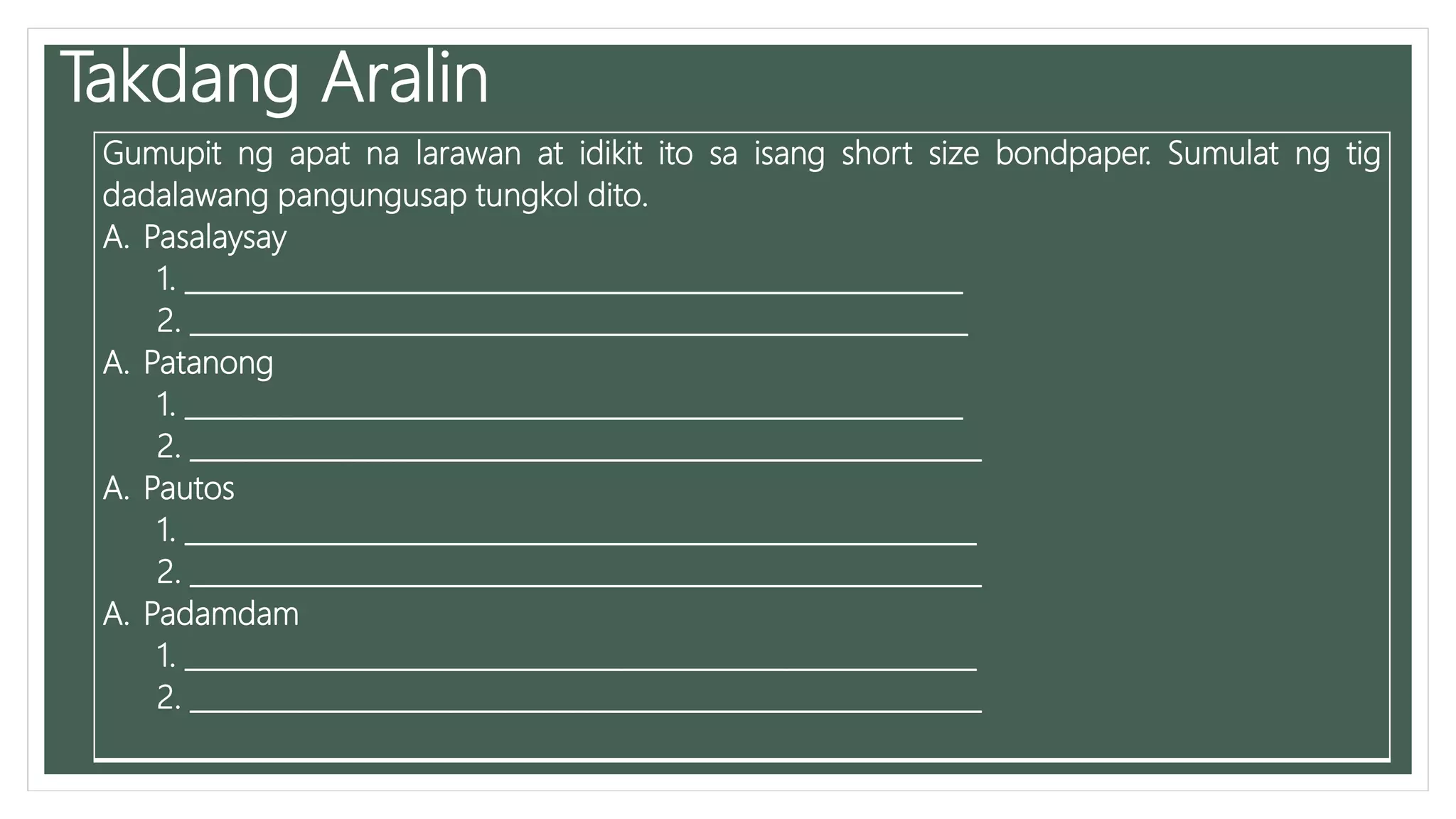 Filipino 6(Cot #3) | PPTX