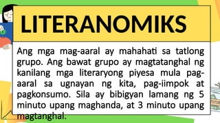Ugnayan ng KIta, Pag-iimpok at Pagkonsumo-Activity | PPTX