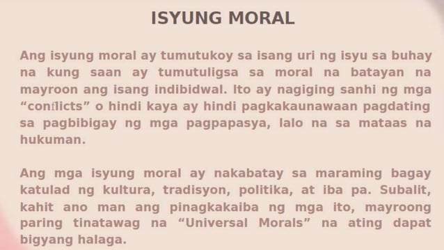 ESP 10 - MGA ISYUNG MORAL TUNGKOL SA BUHAY4.pptx