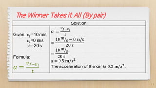 Describing Motion - acceleration Grade 9.pptx
