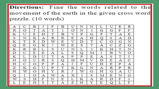 Science 6, Quarter 4, week 7, Movements of Earth | PPTX