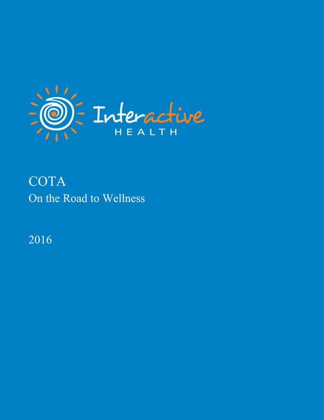 COTA: On the Road to Wellness | PDF