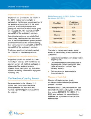 COTA: On the Road to Wellness | PDF