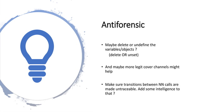 Weaponizing Neural Networks. In your browser! | PPT