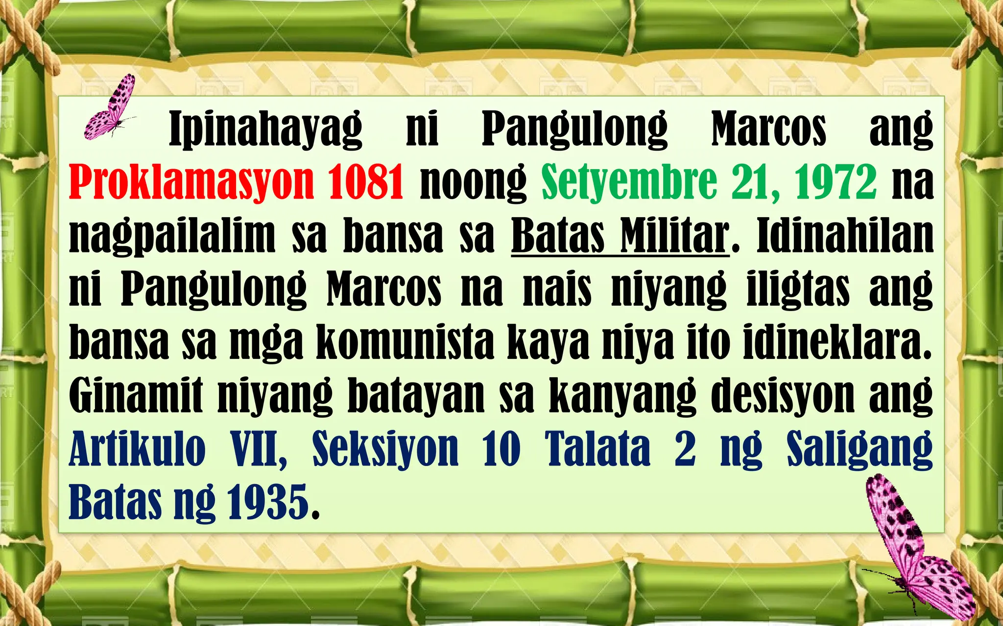 Pamumuhay ng mga Pilipino sa Panahon ng Batas Militar.pptx