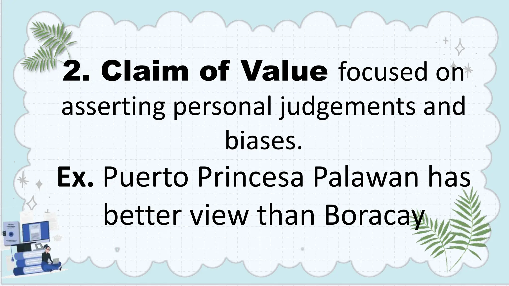 Types of Claims: Facts, Value, and Policy | PPTX