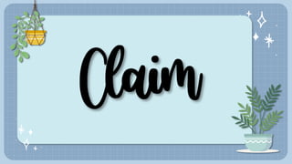 Types of Claims: Facts, Value, and Policy | PPTX
