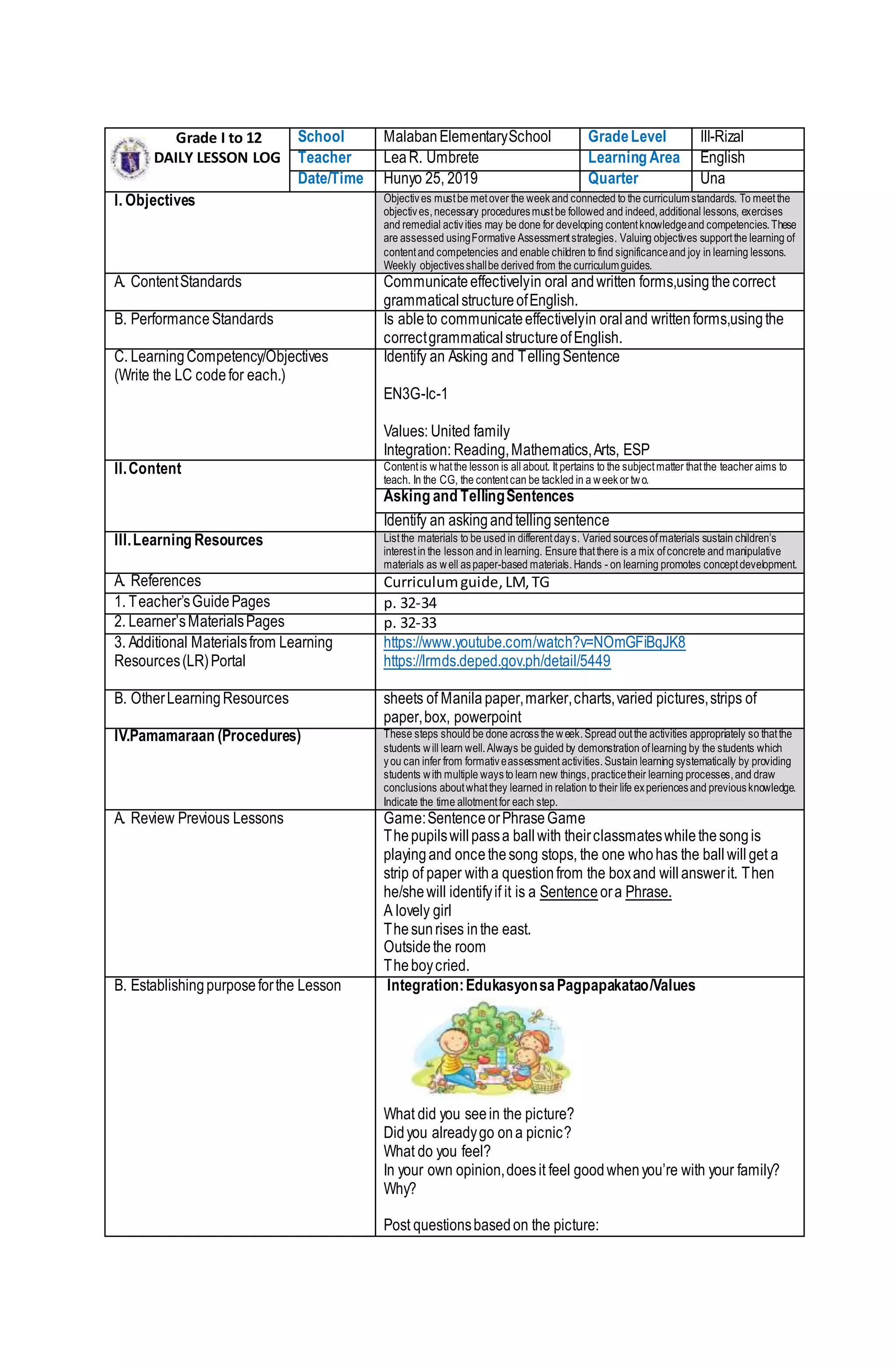 Cot dll english | DOCX
