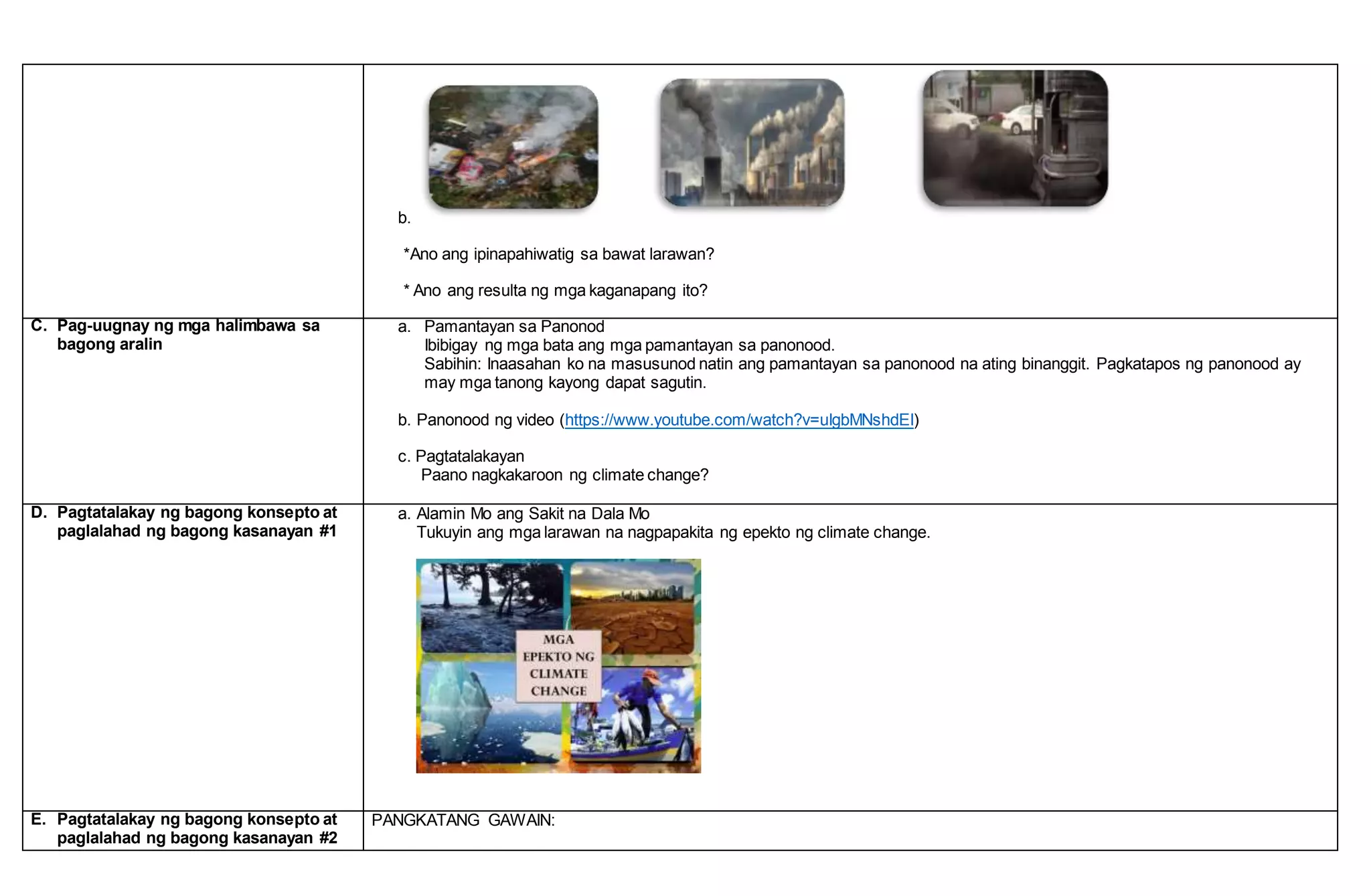 COT DLP AP6 Q4 Climate Change | DOCX